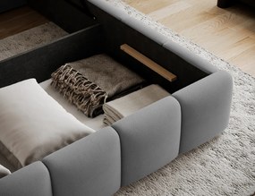 Postel Edvige + Dřevěný rám + plynový výtah + kontejner 160x200
