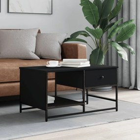 vidaXL Konferenční stolek 85,5x51x45 cm kompozitní dřevo [835341] Barva: Černá