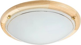 Rabalux UFON stropní dřevěné svítidlo 60W/E27/IP20 - světlé dřevo