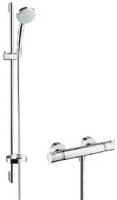 Hansgrohe Croma 100 - Sprchový set Vario s termostatem, EcoSmart 9 l/min, chrom 27033000