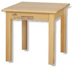 Via-nábytek Jídelní stůl SL čtverec Rozměr: 60 x 60 cm, Povrchová úprava: Moření odstín ořech