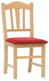 Stima Dřevěná jídelní židle SILVANA | Odstín: buk,Sedák: bolton new beige 3
