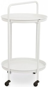 BIZZOTTO Zahradní vozík AUSTIN bílý ø44,5 cm