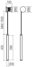 Redo 01-3361 - LED Stm nástěnná lampa SWING LED/9W/230V 3000/4000K CRI 90 bílá
