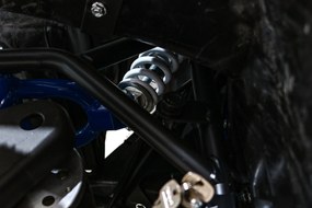Ramiz Čtyřkolka na baterie E-STAR modrá 35 km/h + motor 1000W + nafukovací kola + nastavení sedadla