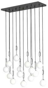 Designový lustr Ero S 15 chrom