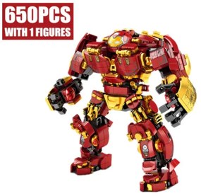 Stavebnice AVENGERS robotické figurky hrdinů Barva: Iron Man 650 dílků