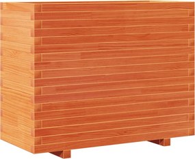 Zahradní truhlík voskově hnědý 90 x 40 x 72 cm masivní borovice 3282636