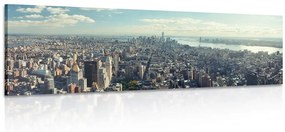 Obraz pohled na očarující centrum New Yorku Varianta: 120x40