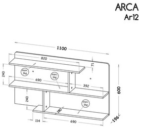 Dolmar Závěsný panel Arca AR12