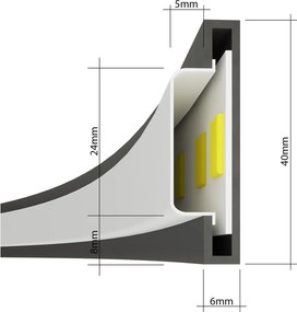 Černé hliníkové LED závěsné svítidlo ø 78 cm RIO – Thoro
