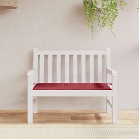 Poduška na zahradní lavici vínová 120x50x3 cm oxfordská látka 314080