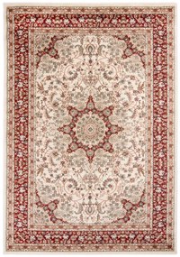 Kusový koberec klasický NEMRUT 9473A Bílý Červený Rozměr: 60x100 cm