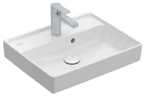 Villeroy & Boch Collaro - Umývátko 50x40 cm, s přepadem, 1 otvor pro baterii, alpská bílá 43345001