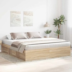 Rám postele dub sonoma 200 x 200 cm 3203889