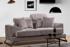 Designová sedačka Heimana 185 cm světle šedá
