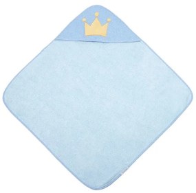Canpol Babies Měkká osuška s kapucí 85x85cm KING modrá