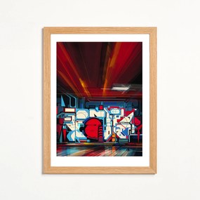 Jozef Spodniak | Panika71 Panika71 | Futurum Sancturum Rám: Dubový, Velikost: 30 x 20 cm