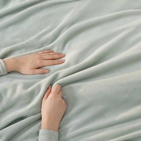 Goldea mikroplyšové povlečení deluxe - šalvějové 140 x 200 a 70 x 90 cm