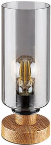 RABALUX Stolní moderní lampa TANNO, 1xE27, 25W, hnědá 0074120