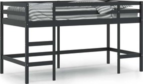 vidaXL Dětská patrová postel se žebříkem 90 x 190 cm borové dřevo [835903] Barva: Přírodní