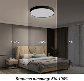 Brilagi-LED Stmívatelné svítidlo POOL SMART LED/48W/230V 40 cm Wi-Fi Tuya+DO čer
