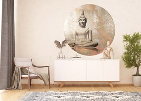 Samolepící vliesová fototapeta na zed' Meditující Buddha | 140 x 140 cm | DCR3302