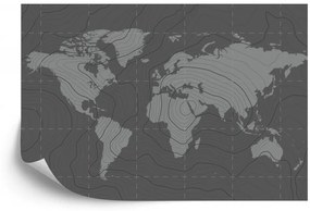 Fototapeta Mapa Světa Moderna Omyvatelný vlies 360x240