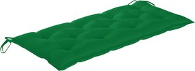 Skládací zahradní lavice s poduškou 118 cm bambus 3063869