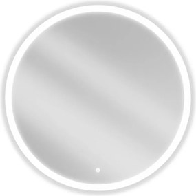 Mexen Oro, kulaté LED podsvícené koupelnové zrcadlo 90 cm, 6000K, topná podložka proti zamlžování, 9824-090-090-611-00