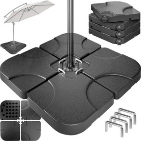 Desky pro Stojan na slunečník sada 4 ks 105x105x7cm