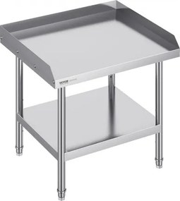 Pracovní stůl z nerezové oceli 61 × 71,1 cm Komerční restaurace na přípravu jídla