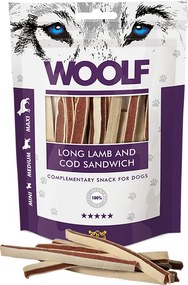 Woolf Jehněčí sendvič s treskou  100g