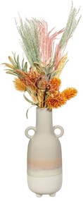 Šedá váza Sass & Belle Bohemian Home Mojave, výška 23 cm