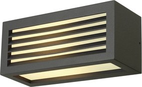 LA 232495 Venkovní svítidlo BOX-L E27 nástěnná antracit 230V E27 18W IP44 - BIG WHITE (SLV)