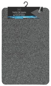 Antracitová koupelnová předložka 50x80 cm Granite – douceur d'intérieur
