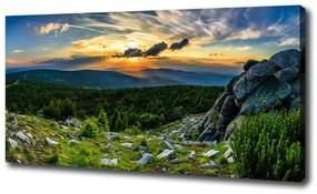 Wallmuralia Foto obraz na plátně Horské panorama 100x50