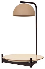 Designová stolní lampička Absis Table Barva stínítka: Terracotta, Barva svítidla: Černá