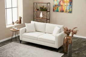 Hanah Home Dvoumístná pohovka BERLIN krémová 180 cm 825BLC2792