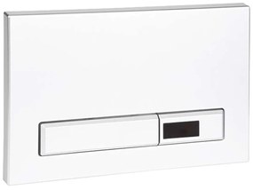 Sanela - Elektronické ovládací tlačítko splachování WC, do rámu SLR 21, bílá SLW 02A