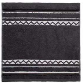COUNTRY ručník 30 x 30 cm, tmavě šedá