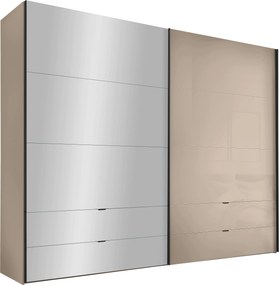 XXXLutz SKŘÍŇ S POSOUVACÍMI DVEŘMI, slonovinová, 306/222/68 cm Dieter Knoll - Šatní skříně - 000531016801