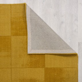 Flair Rugs, Kusový koberec Demi Check Ombre Yellow, 200x290, žlutá, ložnice