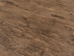 Tajima, Vinylová podlaha lepená Tajima Classic Ambiente 6609 hnědá, 1219,2 x 177,8 mm