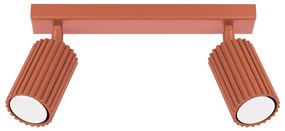 Bodové svítidlo v cihlové barvě 6,5x30 cm Gleam – Sollux