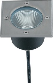 FAN LED-WALK-Q11C Pochozí venkovní svítidlo LED WALK nikl INOX 8 W 930 lm 3000 K IP67 10x10x7,78 cm - FANEUROPE