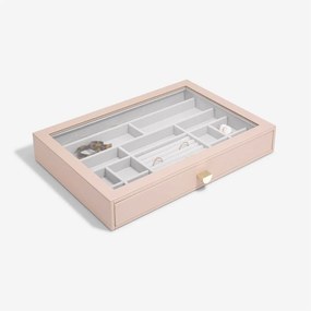 Stackers, Šperkovnice se šuplíkem Blush Supersize Display Drawer | růžová 75811