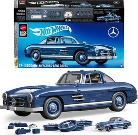 Mattel Brick Shop Hot Wheels Premium series Mercedes-Benz 300SL HWW25 Vícebarevná