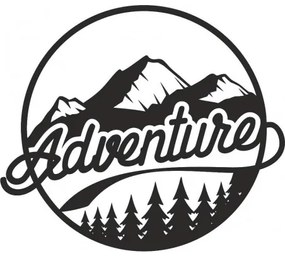 Dřevěný nástěnný obraz s přírodním motivem adventure| SENTOP PR0421