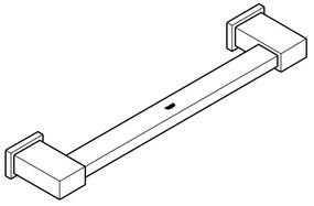 GROHE 40514001 - Věšák na ručníky ESSENTIALS CUBE 392 mm lesklý chrom
